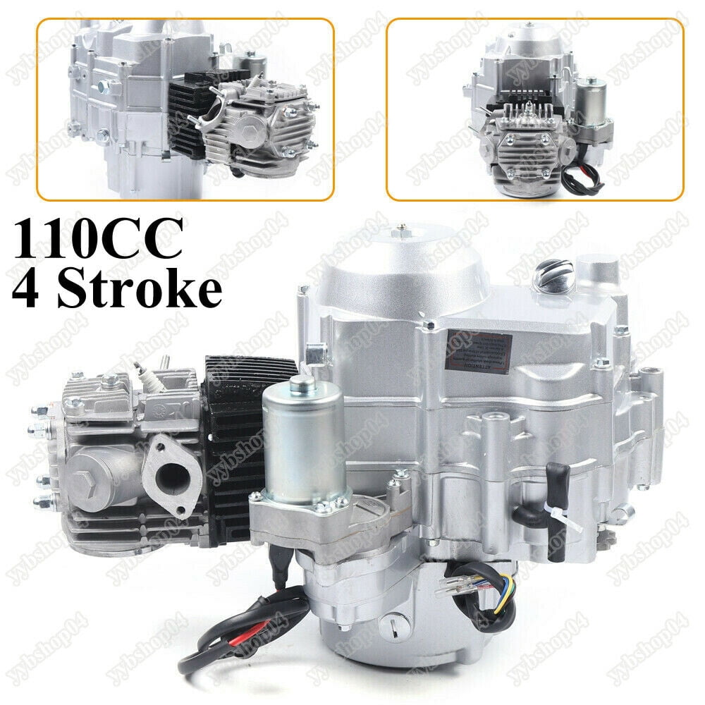 110cc 4 Stroke Engine Motor, Auto Electric Starter for ATV, GO-Karts, Chinese Four Wheeler Parts ...