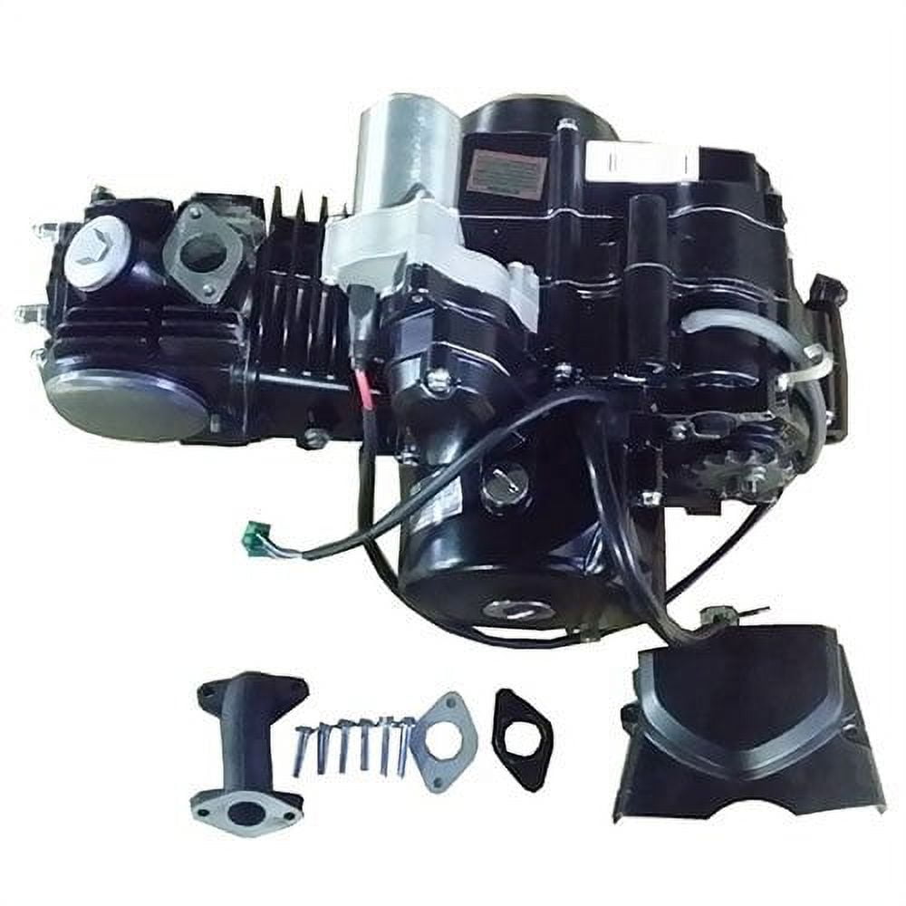 110cc ATV Engine Motor Semi Auto w/Reverse Electric Start fit 50cc 70cc ...