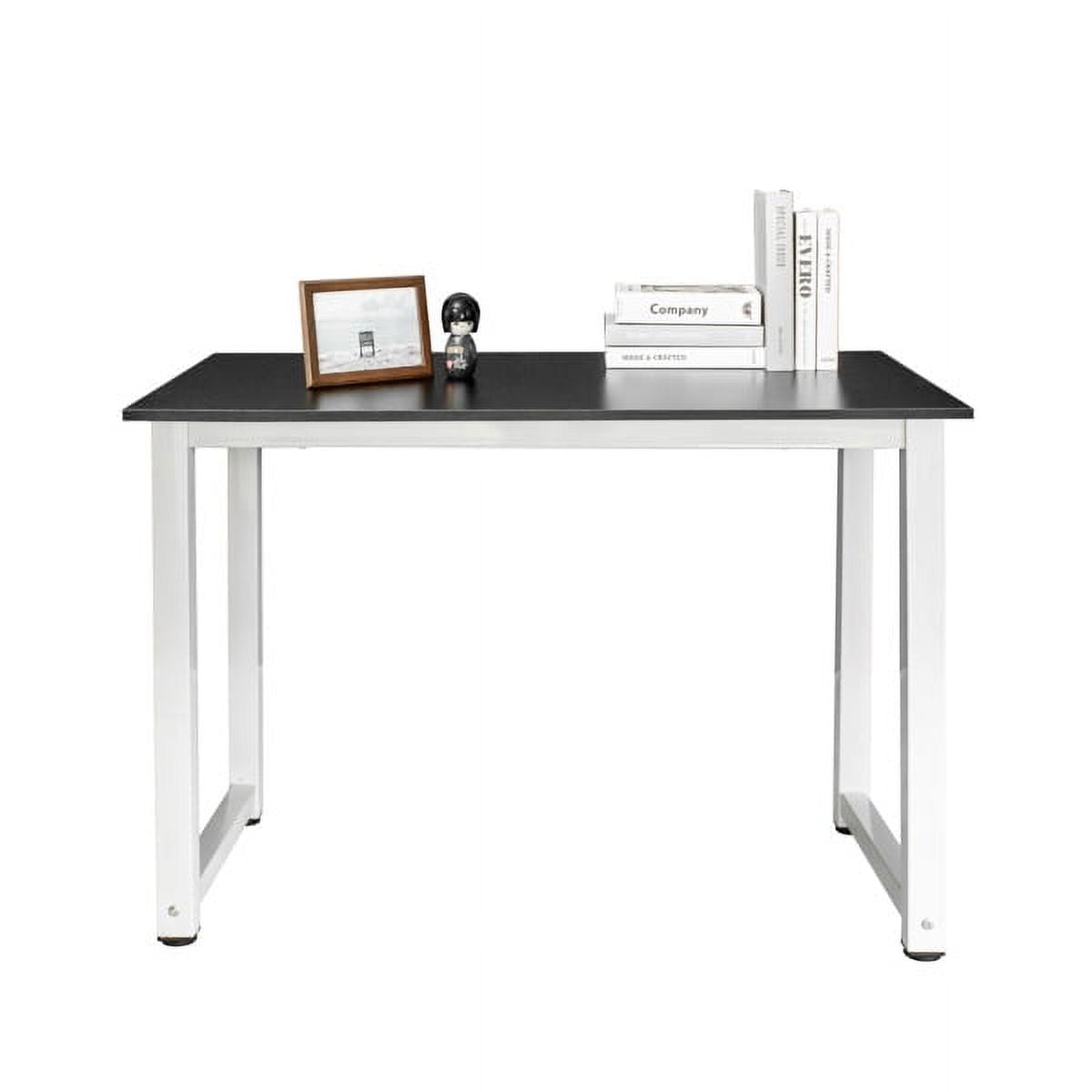 110cm Decent High Strength Wooden Computer Desk Black - Walmart.com