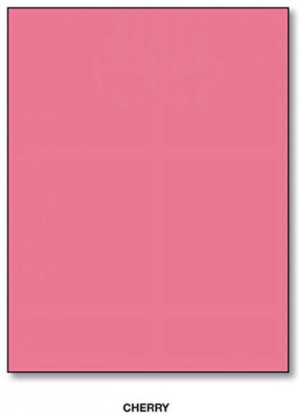 110lb Index Cherry Pink Card stock - 50 Sheets per pack - Walmart.com