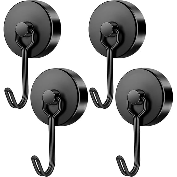 110lbs+ Heavy Duty Magnetic Hooks, 4 Pack Magnet Hooks for Cabin ...