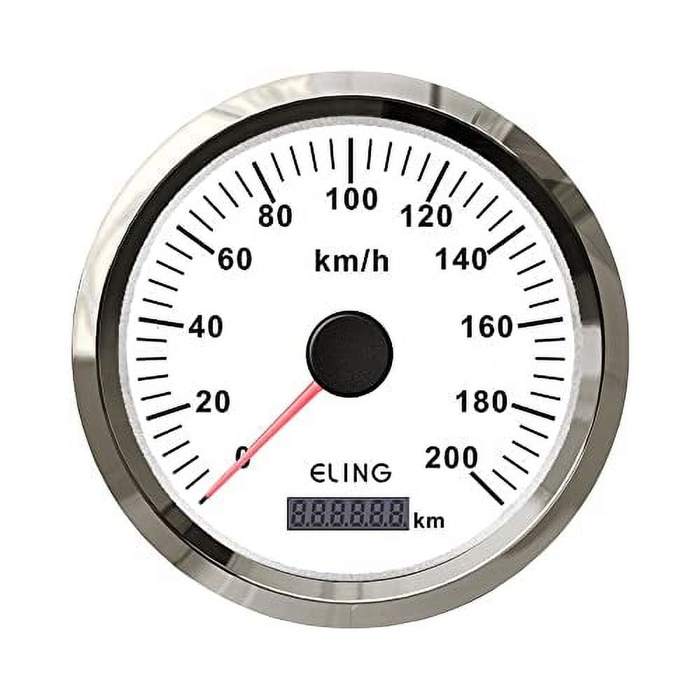 110mm 200km/h GPS Speedometer Odometer Gauge for Car Trailer Boat Cargo ...
