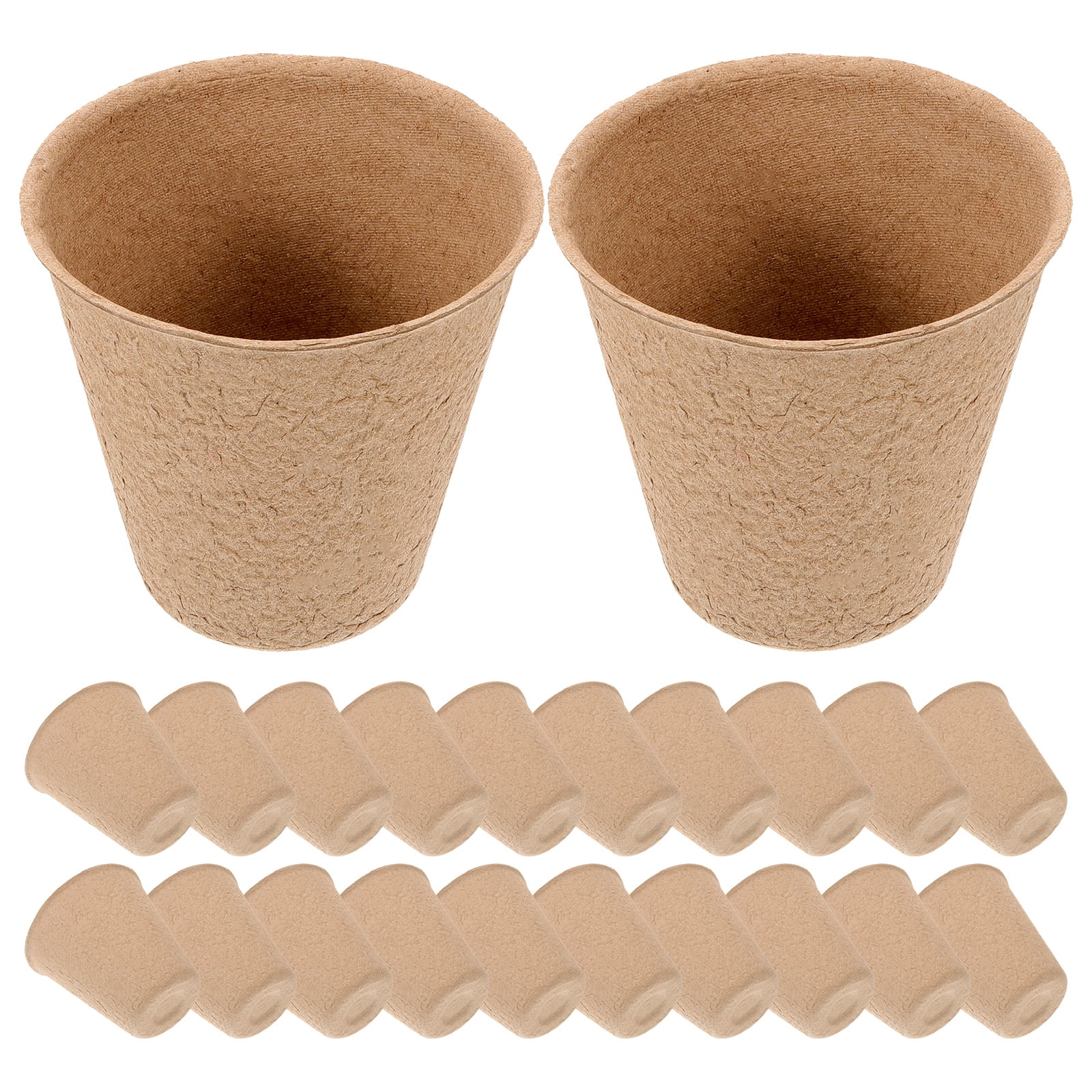 110pcs Recycled Paper Planting Peat Pot Biodegradable Peat Pots For ...