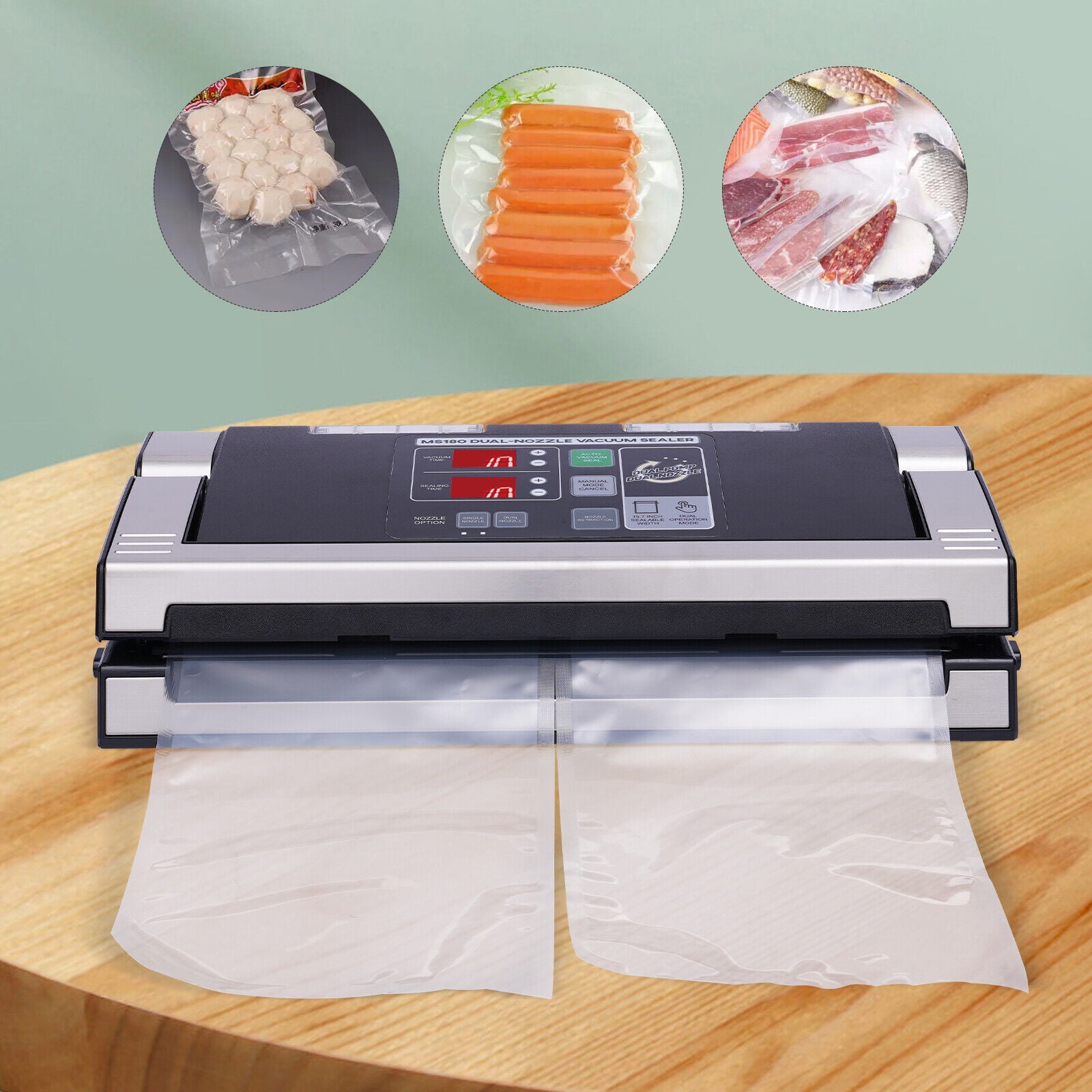 110v Multipurpose Automatic Commercial Vacuum Sealer Packing Sealing ...