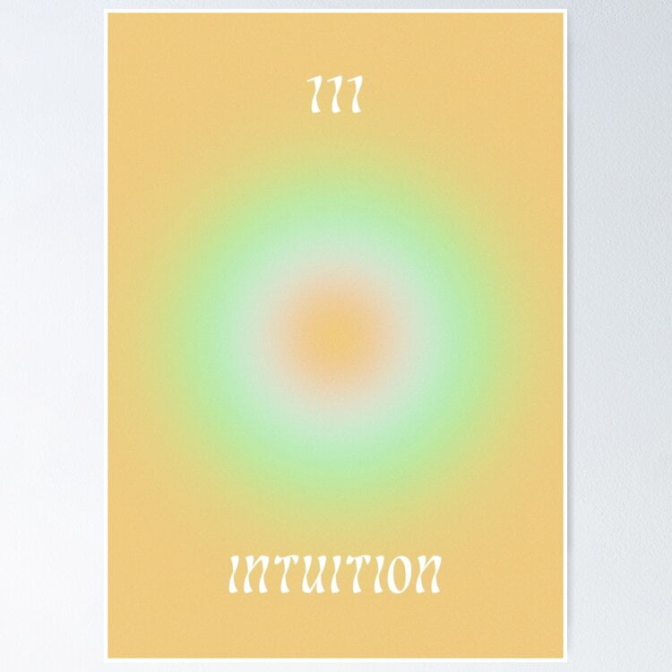 111 ¢ Intuition UNFRAMED Poster, 12x18 - Walmart.com