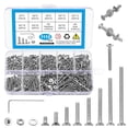 1110 Pcs Metric Screw Assortment, M2 Screws Set, Metric Machine Screw ...