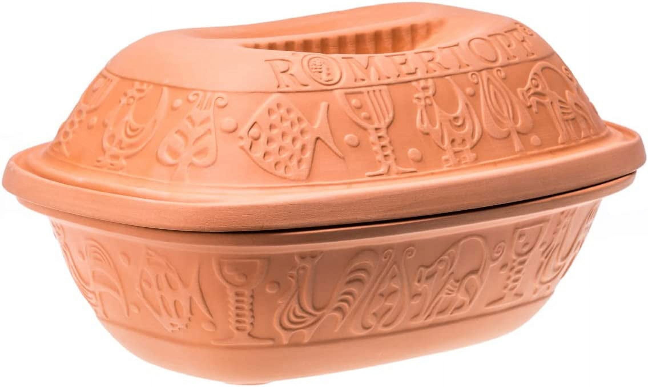 11105 Clay Roaster | Non-Stick Dutch Oven | Healthy Clay Cooking | Clay ...