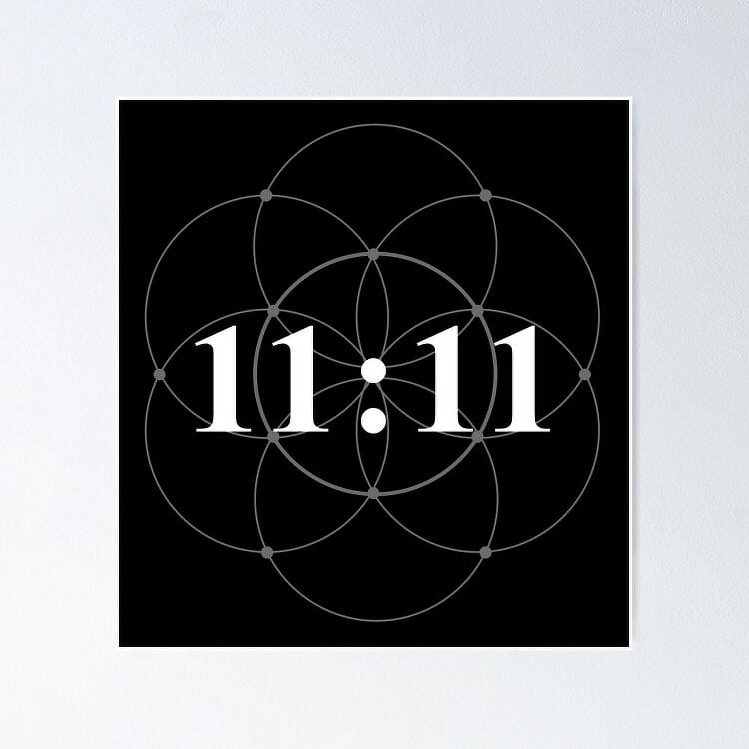 1111 Angel Number Numerology Spiritual Awakening Manifestation UNFRAMED ...