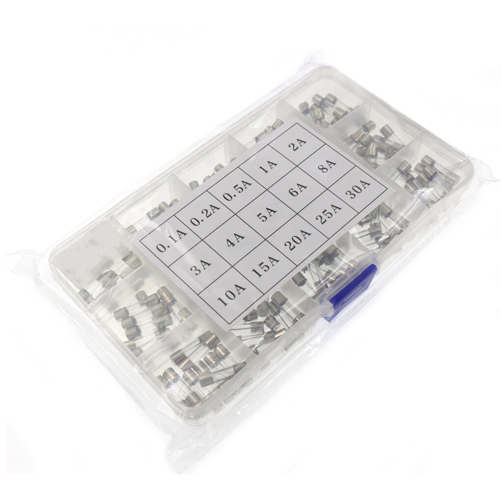 1111fourone 150 Pcs/set Circuit Fuse Assortment 15 Values Self-melting ...