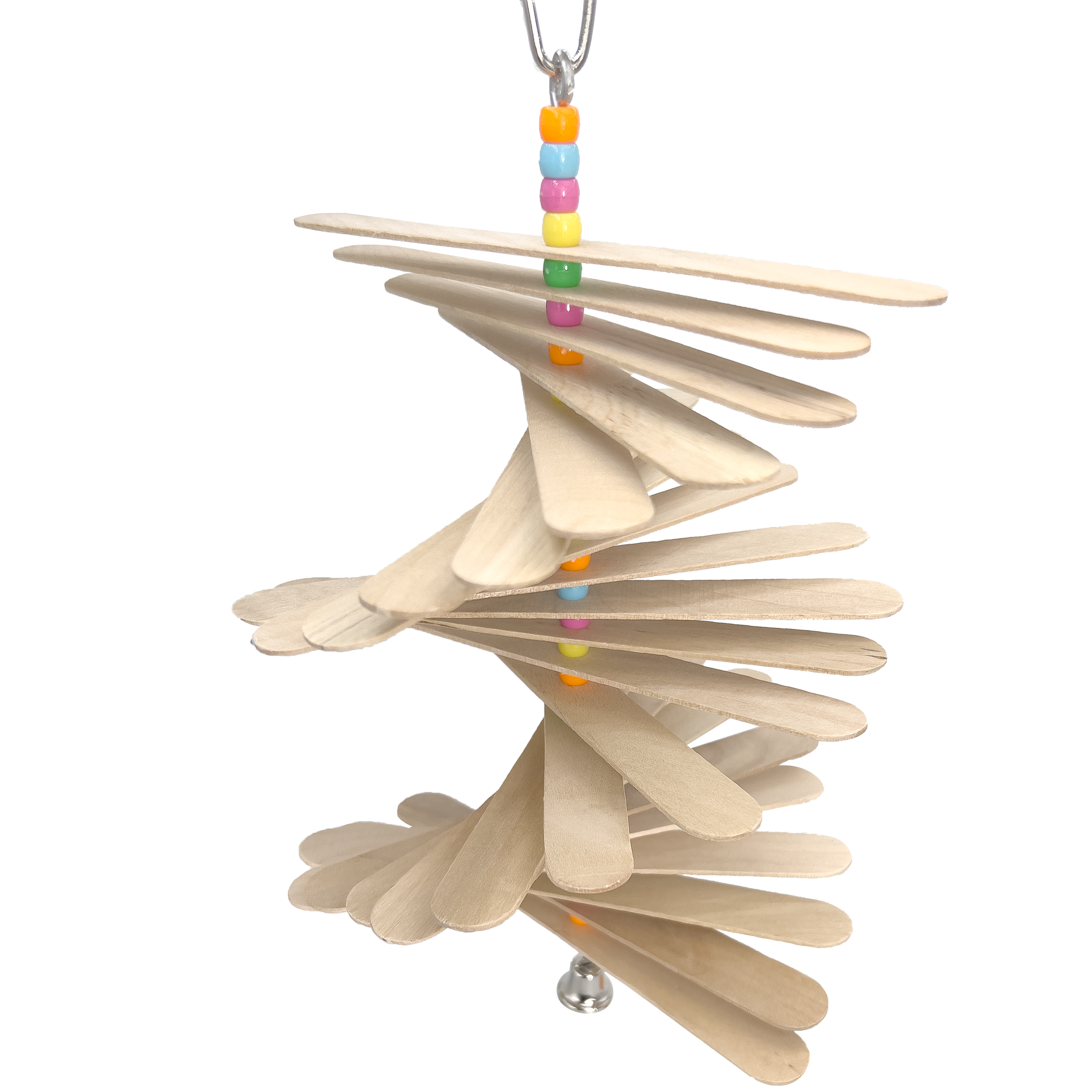 1113 Natural Stick Chewer - Handcrafted Chewable Foraging Bird Cage Toy ...