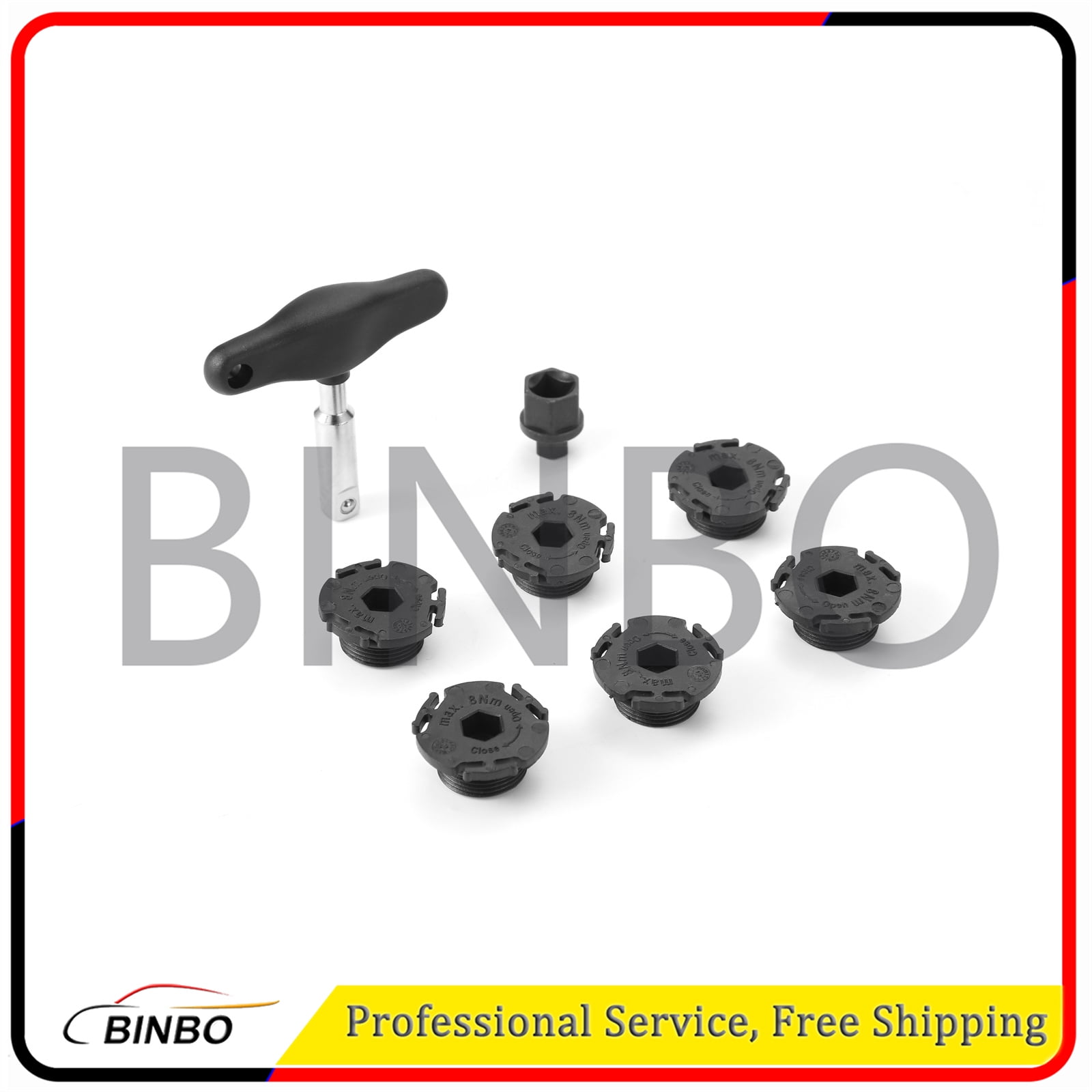 11137605018 1 Set Engine Oil Pan Drain Plug with Install Tool - Walmart.com