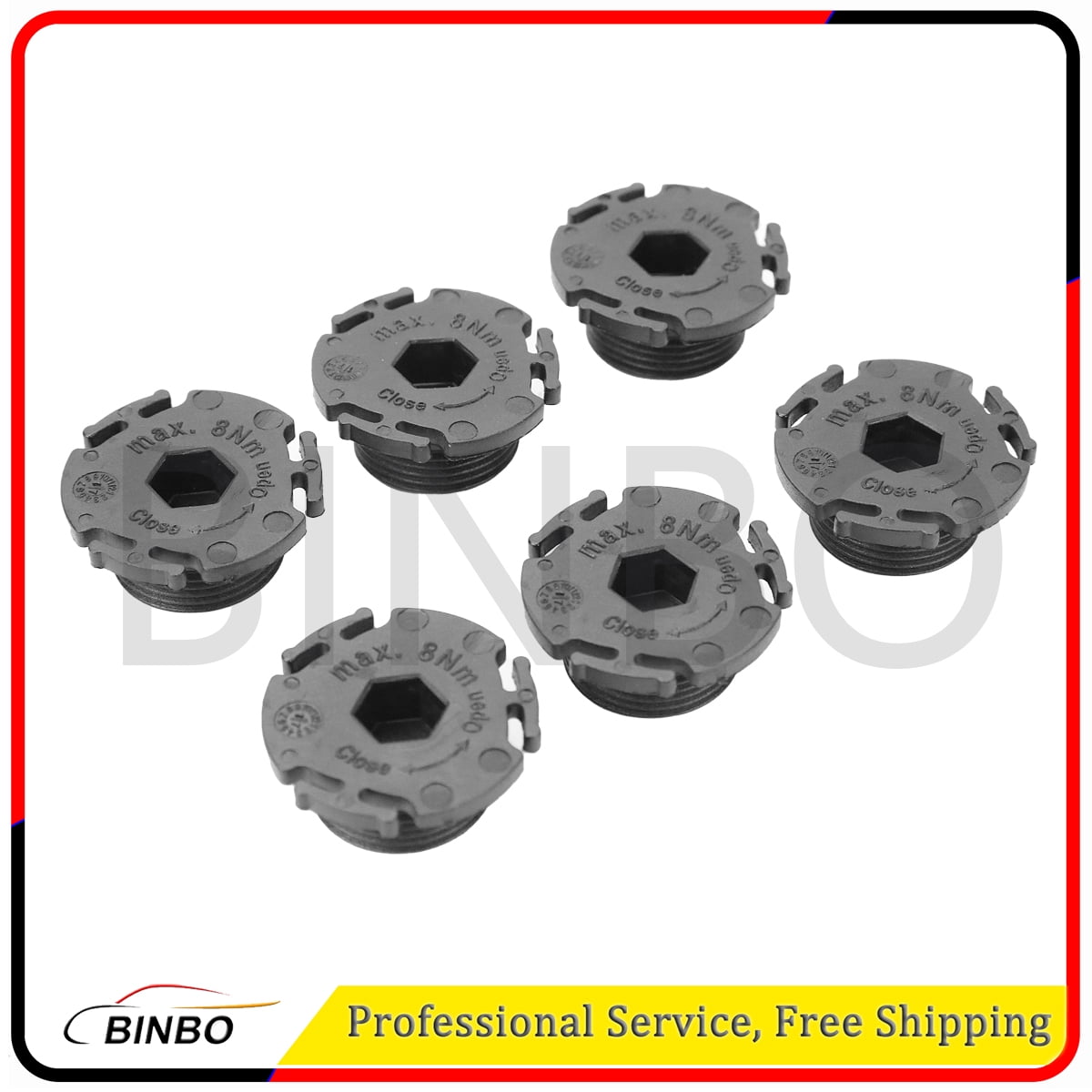 11137605018 6PC Engine Oil Pan Drain Plug - Walmart.com