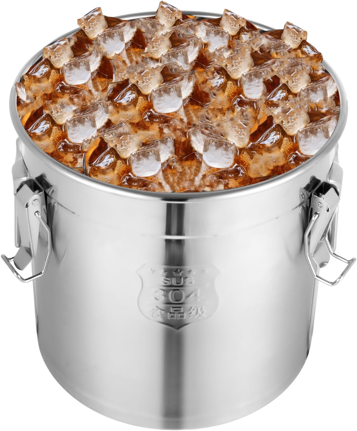 1115 OZ Stainless Steel Canister Rice Cereal Grain Storage Containers ...
