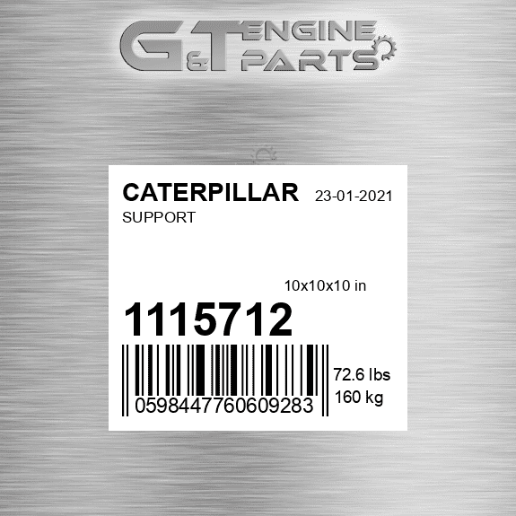 1115712 SUPPORT fits CATERPILLAR (New OEM) - Walmart.com