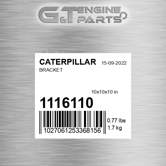 1116110 BRACKET fits CATERPILLAR (New OEM) - Walmart.com
