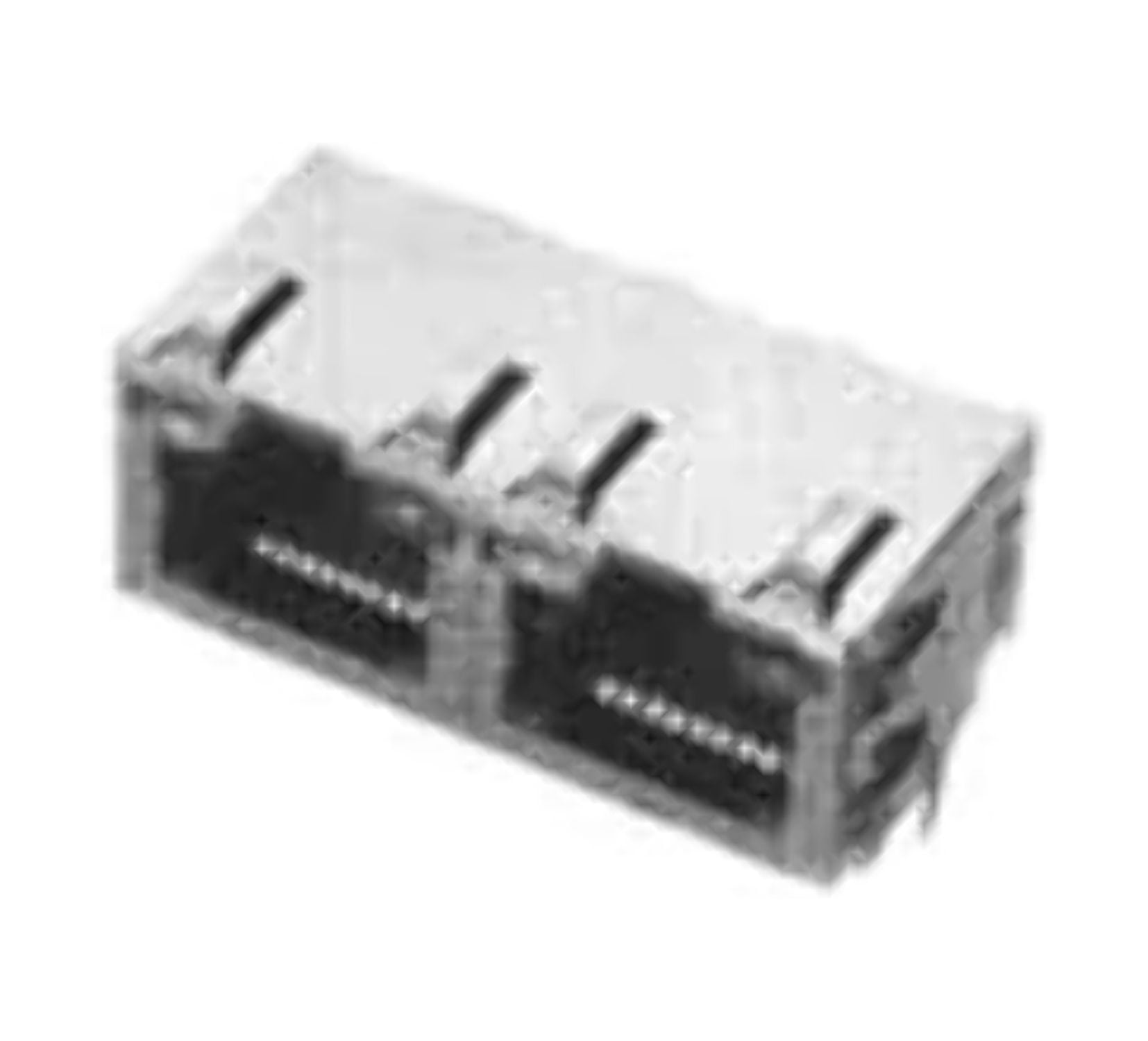 1116353-5 Modular Connectors / Ethernet Connectors INV MJ 1X2 PNL GRND ...