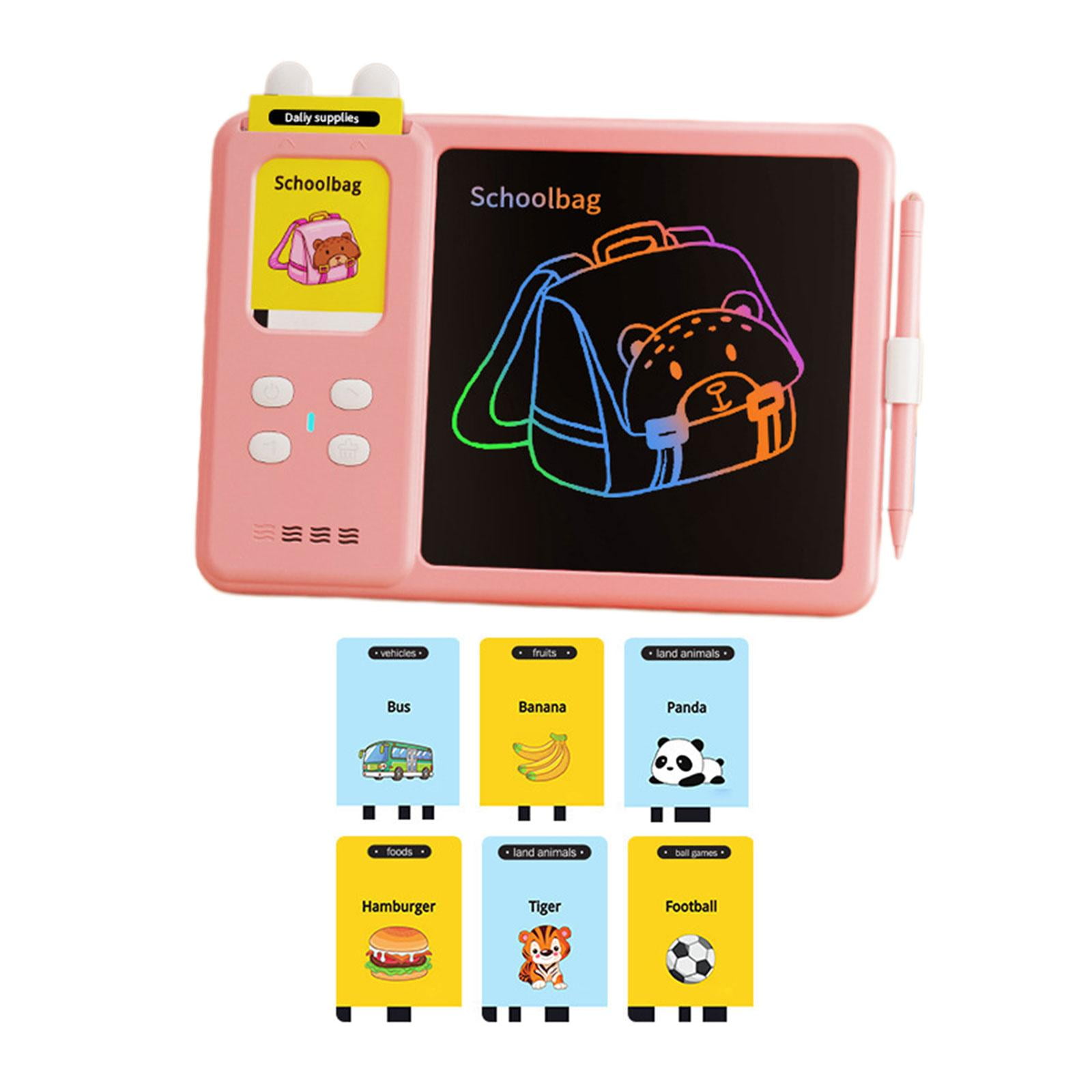 112 Sight Words Alphabet Montessori Toy, 2 in 1 Talking Flash Cards ...
