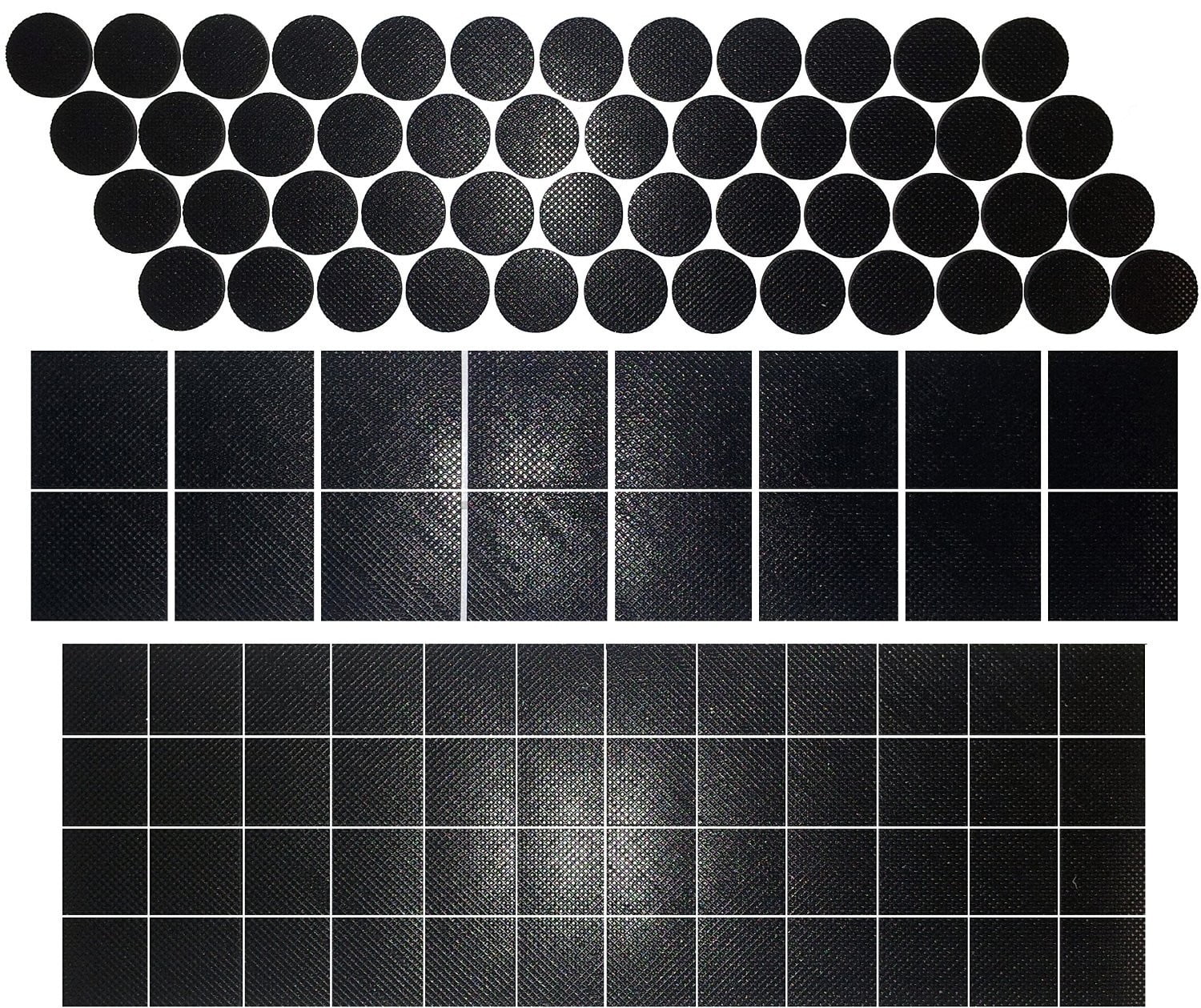 112 pcs/set Rubber Anti-Skid Pad Value Pack (Furniture and Floor ...