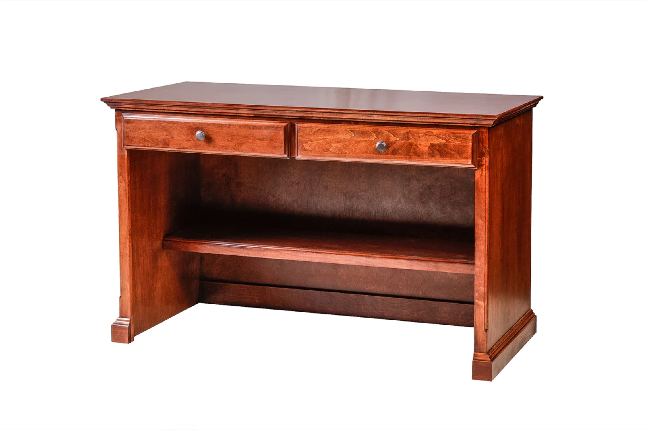 1121 Mission Writing Desk with Drawers and Closed Back - Walmart.com