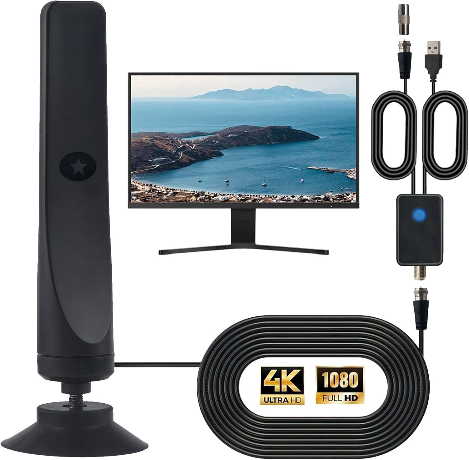 Wave Max TV Antenna 2025, Wave Max Antenna, Indoor Antenna for Smart TV ...