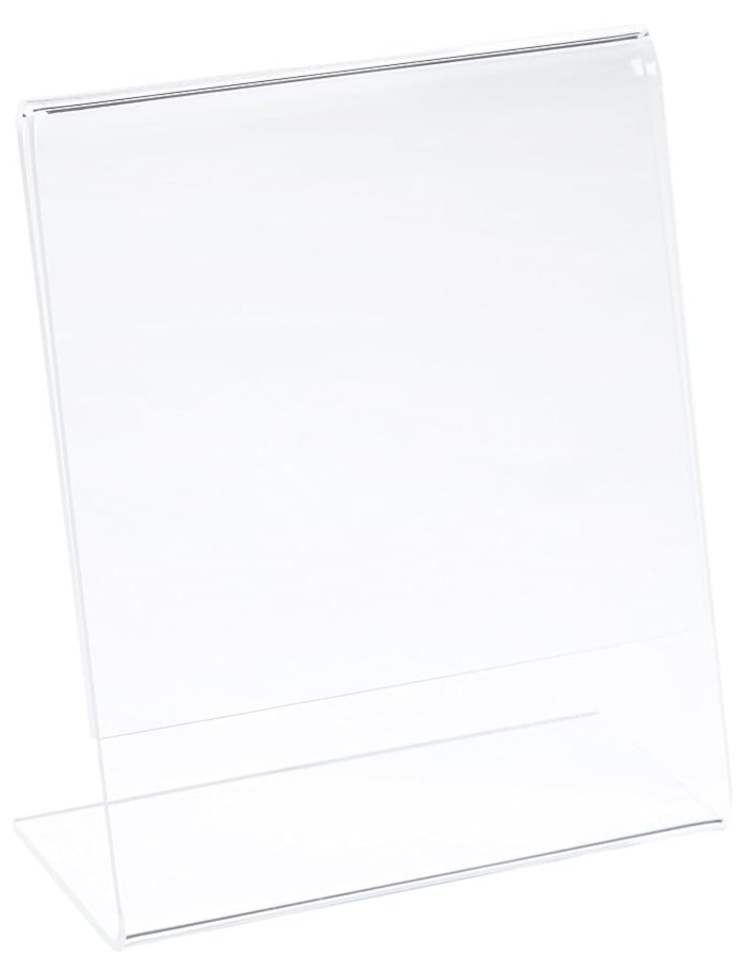112724 5" W x 6" H Vertical L-Shaped Sign Holder-10pk - Walmart.com