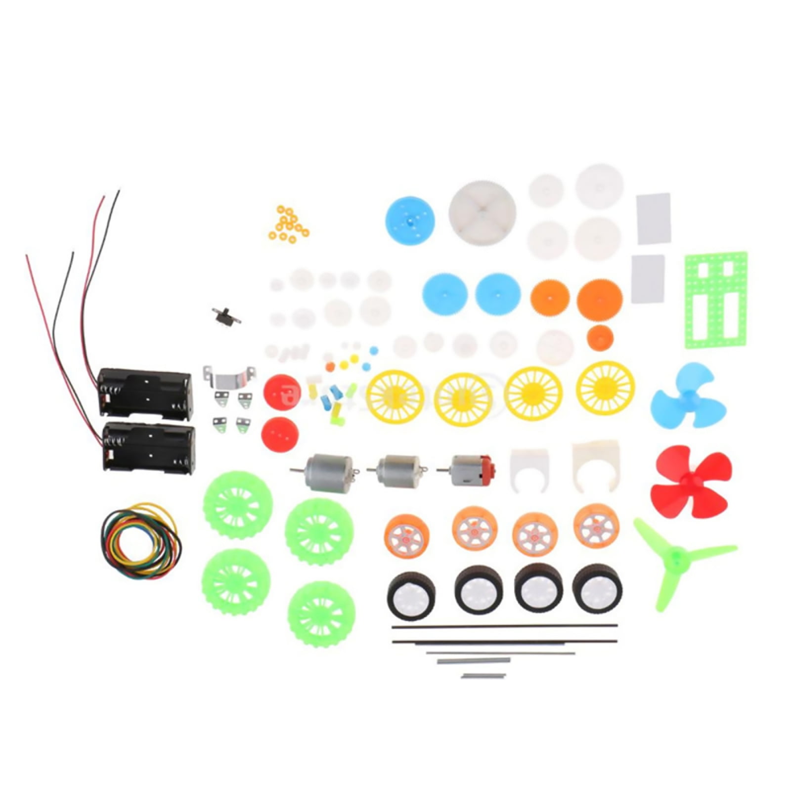 112Pcs Motor Gear Set Assorted Parts for Hobbyist Engineers Wheels ...