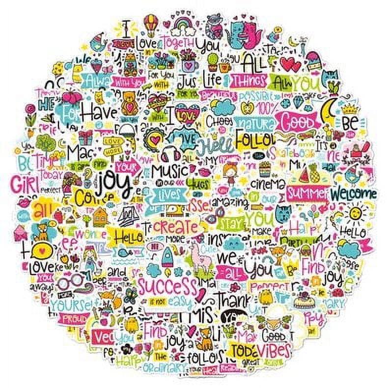 113 Pcs Inspirational Stickers for Kids, Water Bottle Stickers for Kids ...