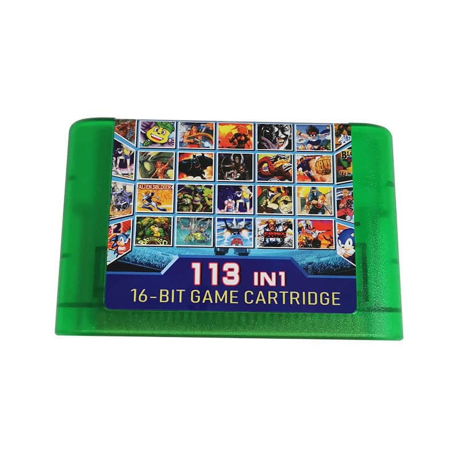 113-in-1 Game Cartridge for Sega Mega Drive Genesis Consoles - Walmart.com