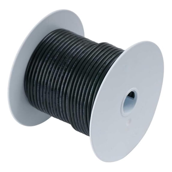 113005 Tinned Copper Battery Cable, 4 AWG (19mm2), Black - 50ft ...