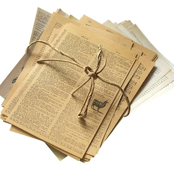 100Pcs Paper Bookmarks Vintage Style Bookmarks for Booklover Rectangle ...