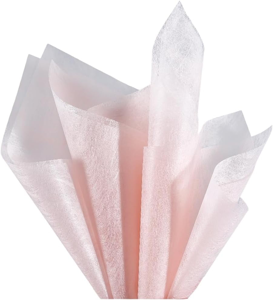 114 Sheets Cotton Wrapping Paper Pink Flower Bouquet Wrapping Paper ...