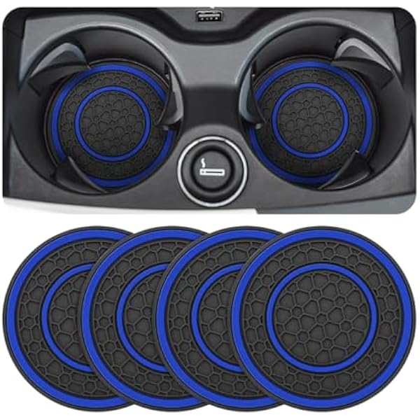 1146 Car Coasters for Cup Holder, 2.75 Inch No-Slip Anti Dust Insert ...
