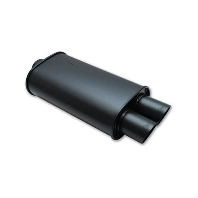 1149 Exhaust Muffler - 3 In. Center Inlet And Dual 3 Inch Outlet - Flat ...