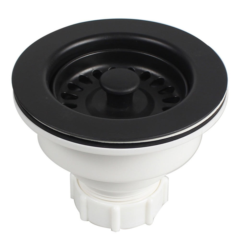 114mm Stainless Steel Flange Fits Sink Mini Basket Strainer Waste Kit ...