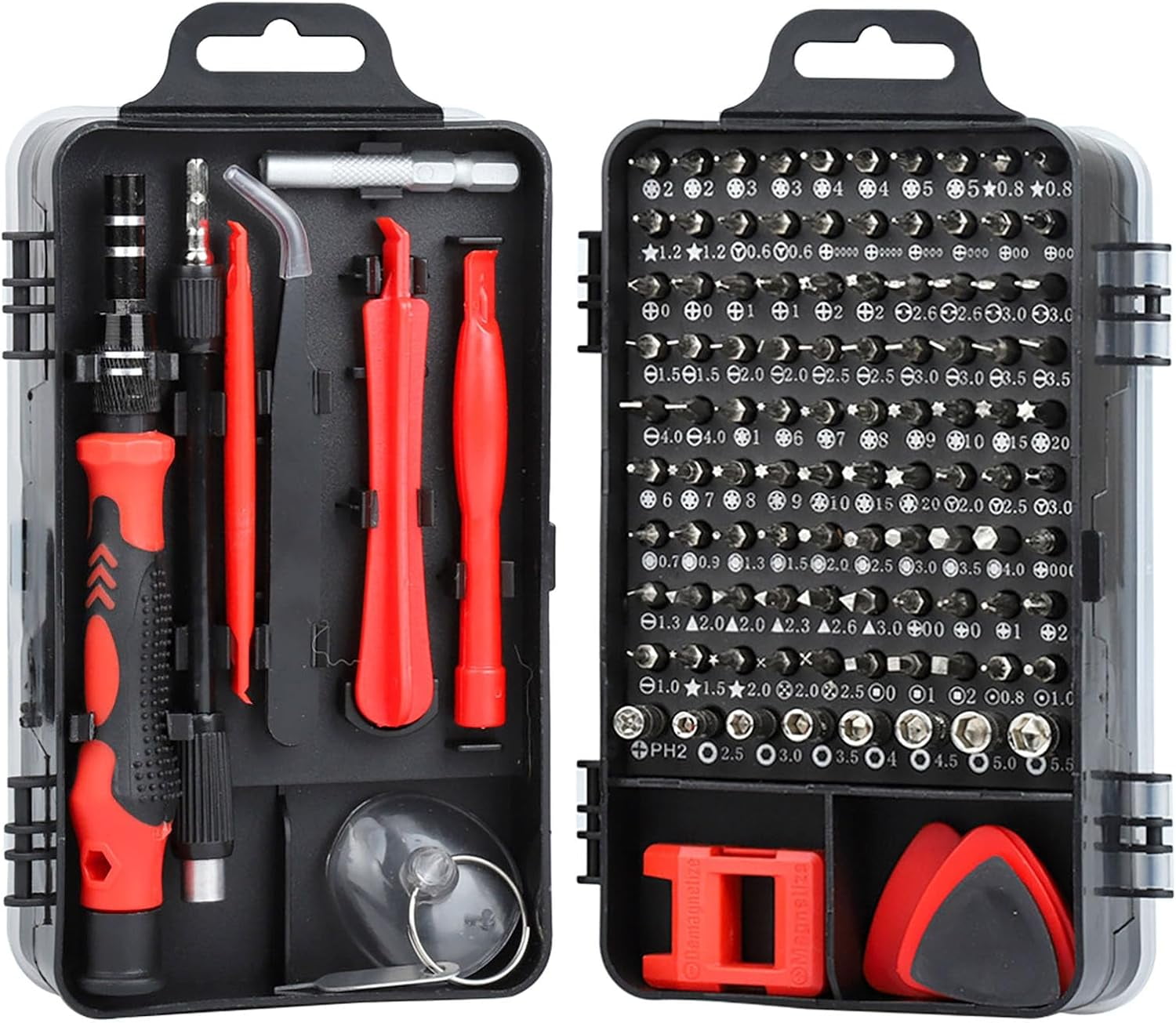 115 In 1 Precision Screwdriver Set, Chromium Vanadium Steel Professional Repair Tool Kit for ...