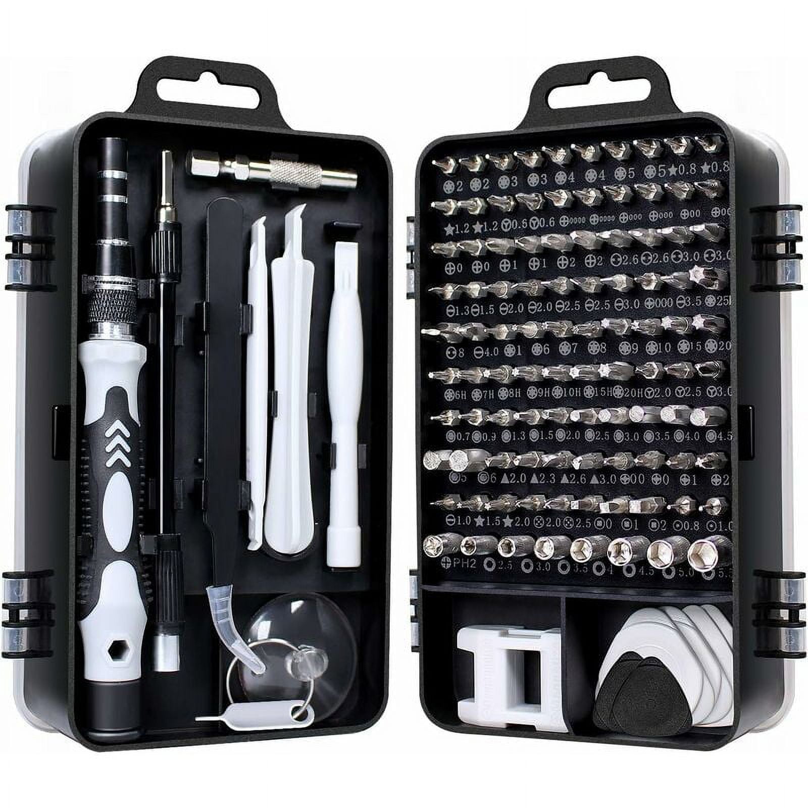 115 in 1 mini screwdriver set precision kit tools small box torx screwdriver computer ...