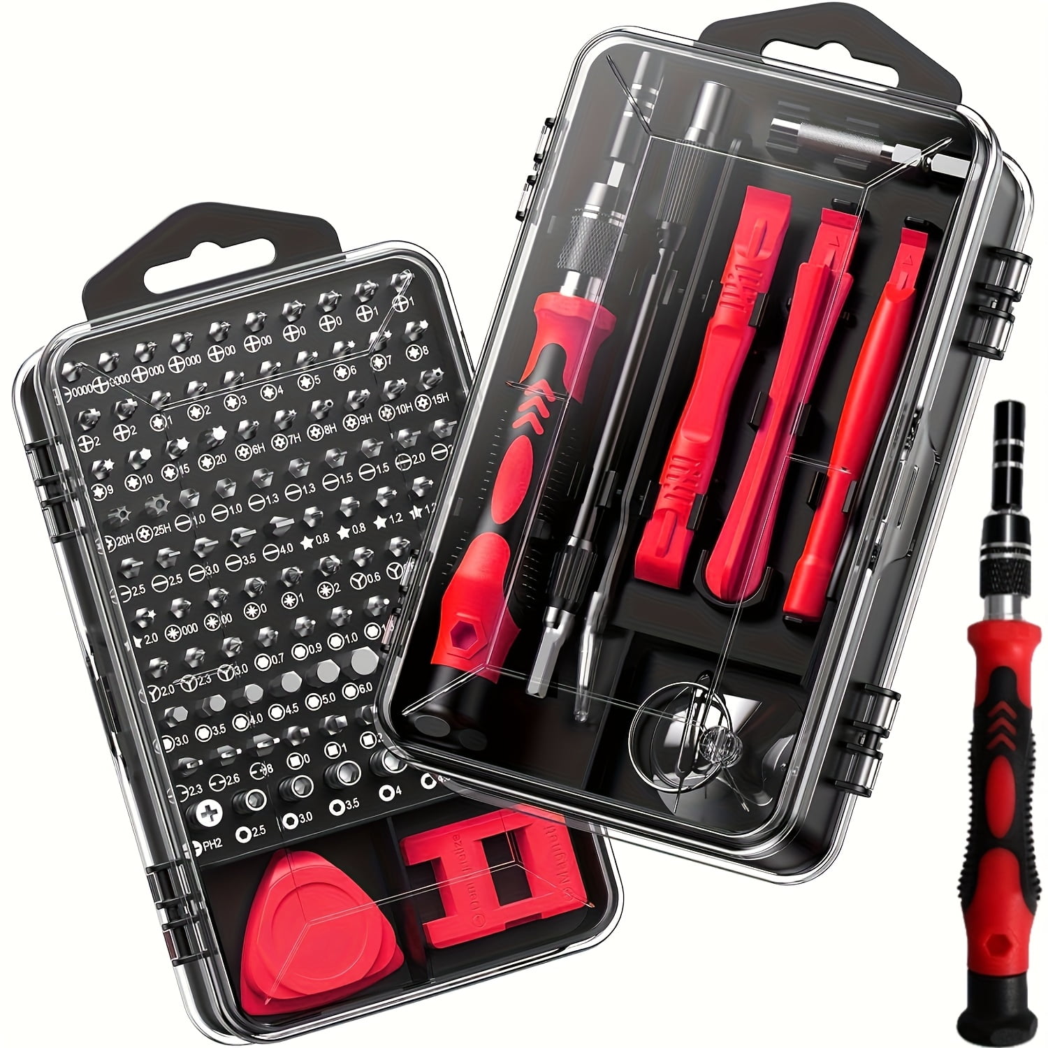 115-in-1 Precision Screwdriver Set: Chromium vanadium steel bits . For computers, glasses ...