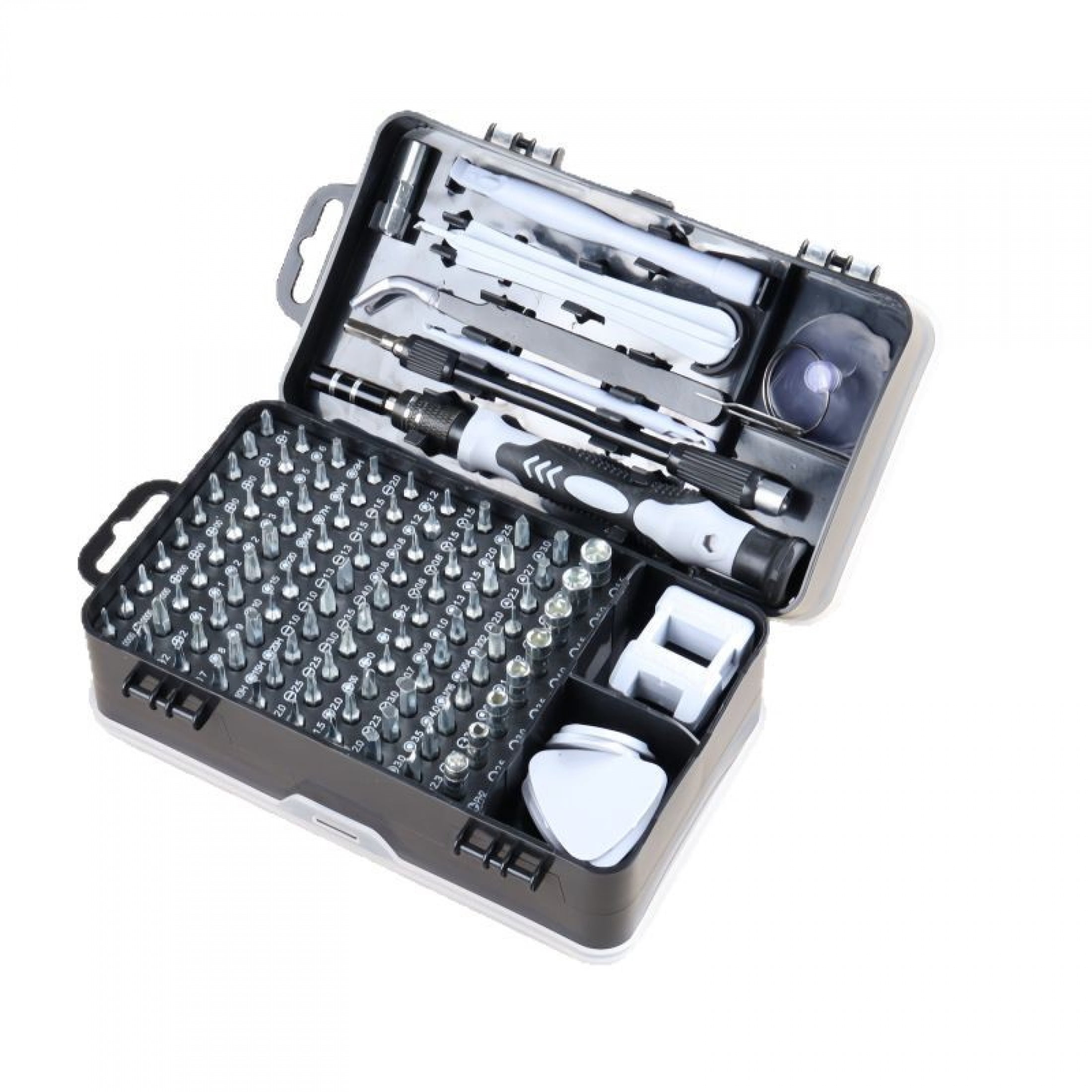 115-in-1 Screwdriver Set, CR-V Steel Bits with Flexible Shaft, Magnetic ...
