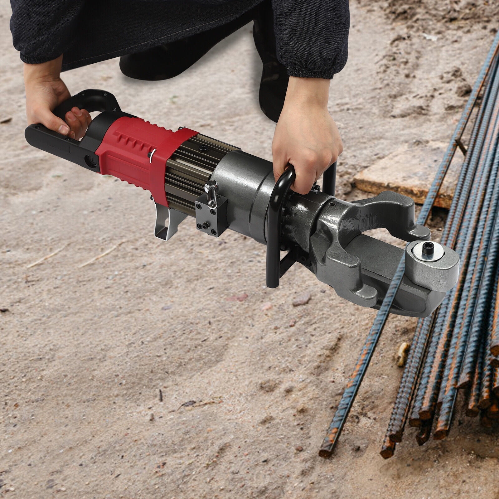1150W Electric Hydraulic Steel Bar Bending Machine Portable Rebar ...