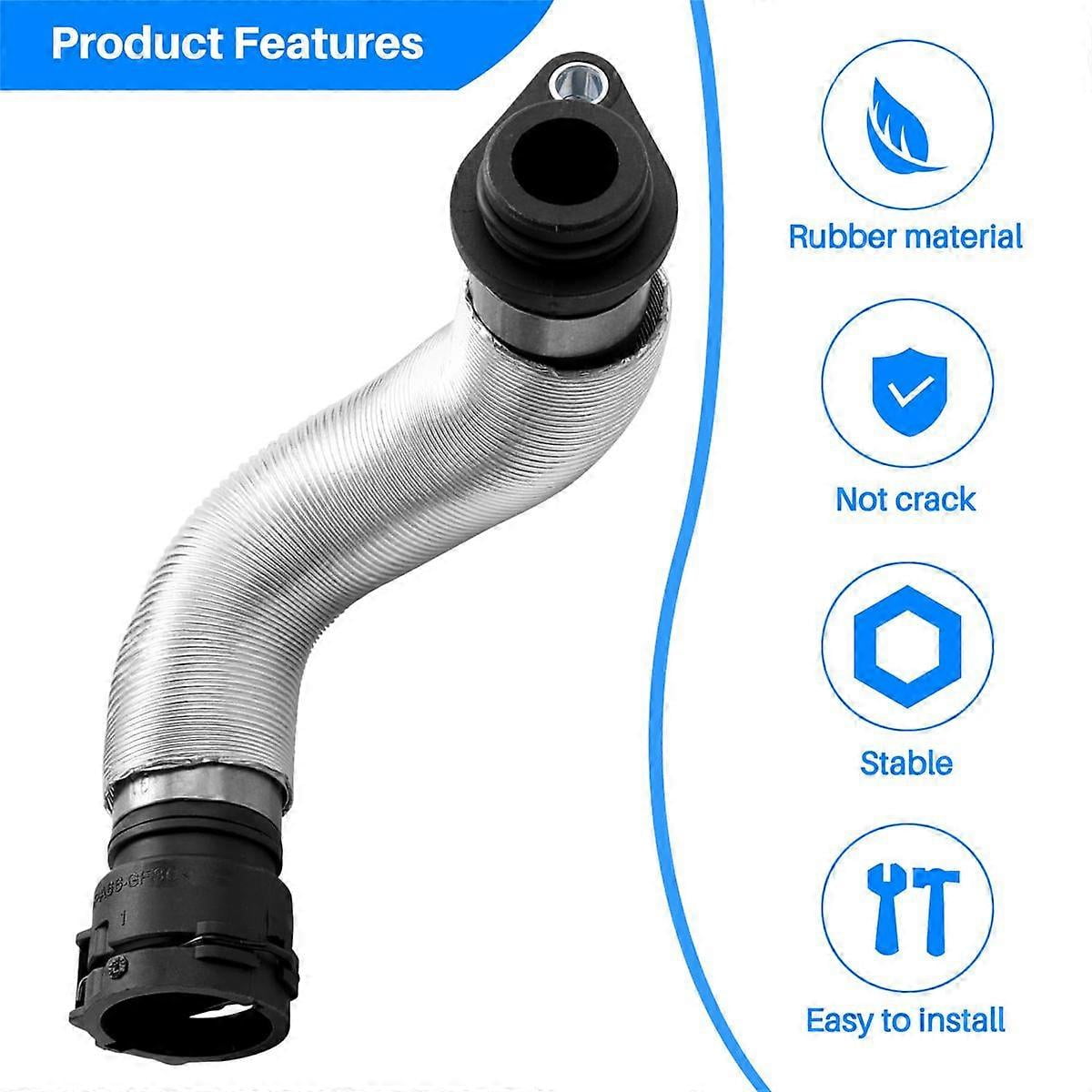 11537572159 Radiator Coolant Hose Water Pipe - Walmart.com