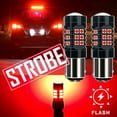 1157 LED Strobe Flashing Stop Bulbs Tail Blinking Light Turn Signal ...