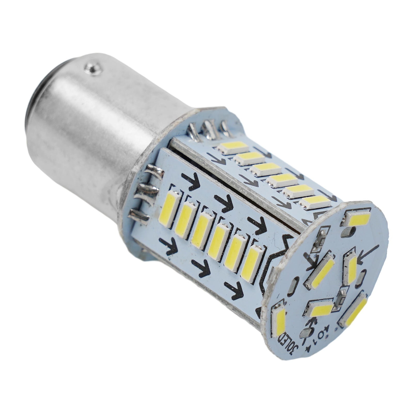 1157 LED Light Sequential Brake And Strobe Rear Brake 12V White ...