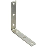 1-1/2 in. x 1-1/2 in. Inside Corner Brace, Steel, Zinc Plated (4 Pack ...