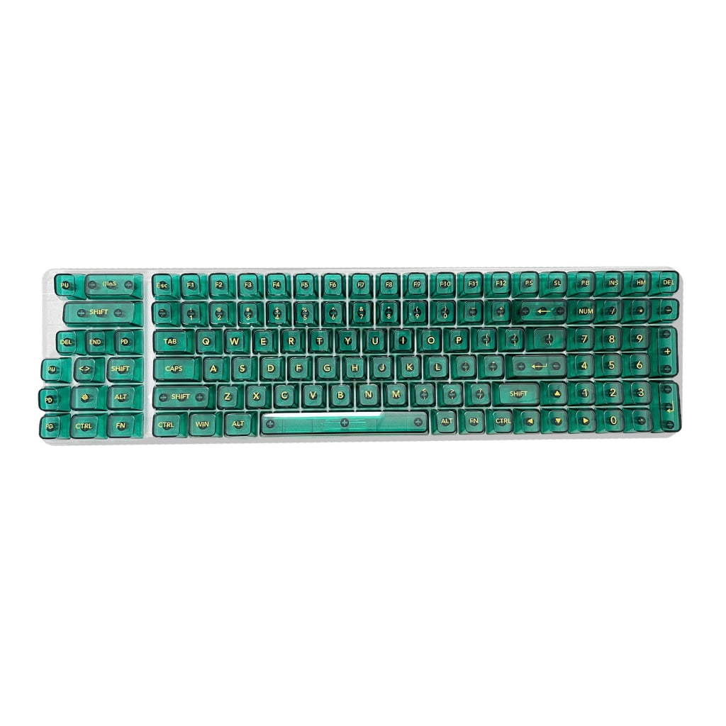 115Pcs Clear Backlit Keycaps Replacement OEM Height Enhances Typing For ...