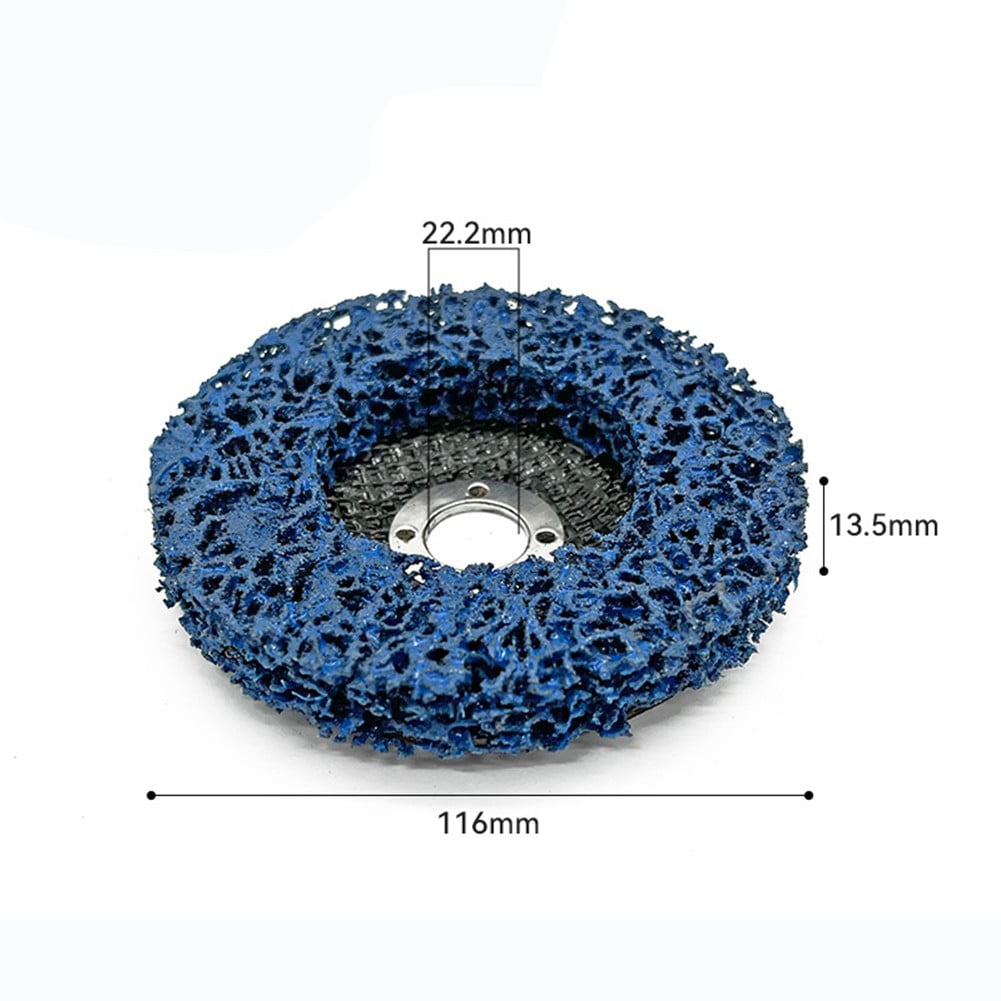 115mm/125mm Poly Strip Disc Wheel Paint Rust Removal Clean For Angle ...