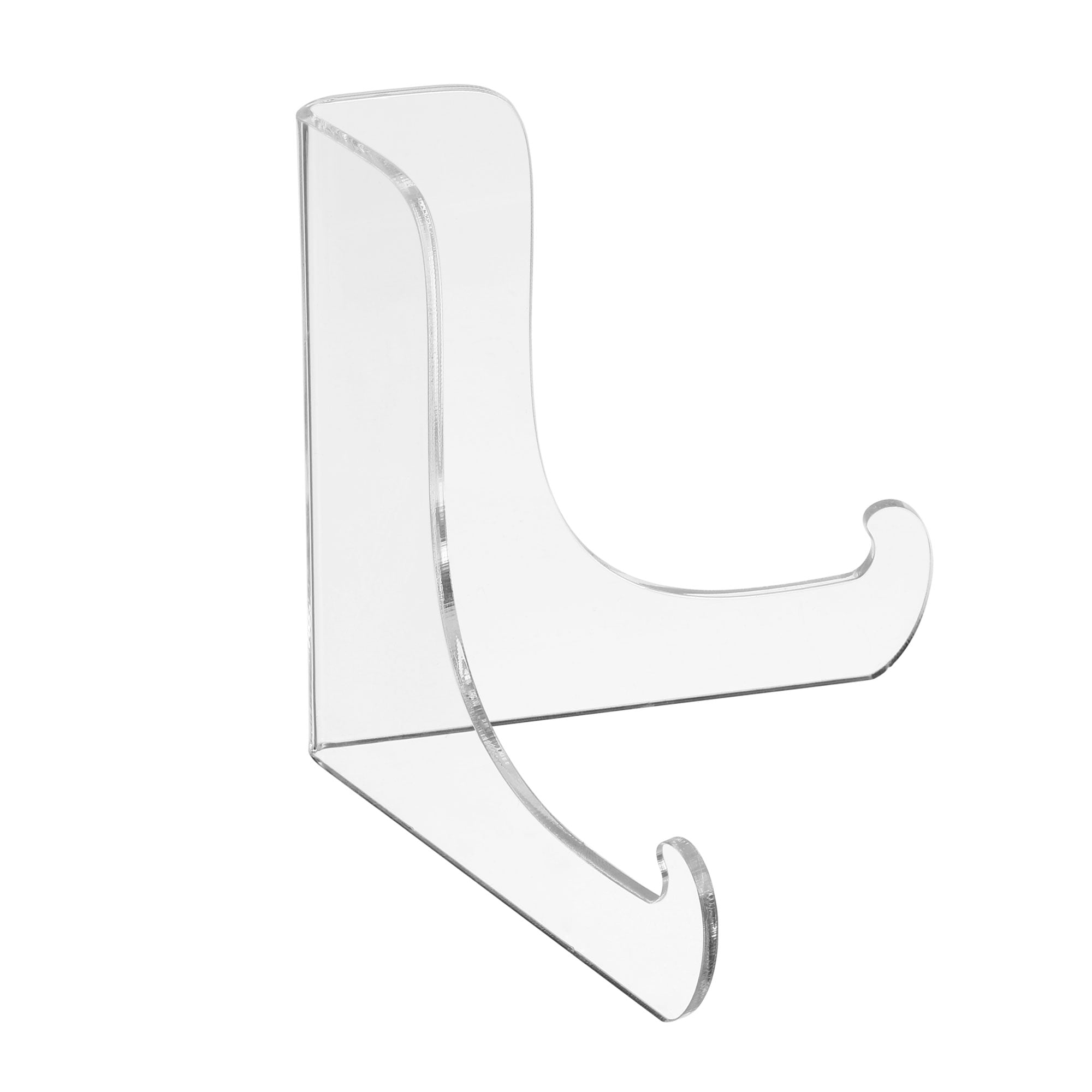 115mm Height Book Stand, Acrylic Triangle Desktop Book Display, Clear 2 ...