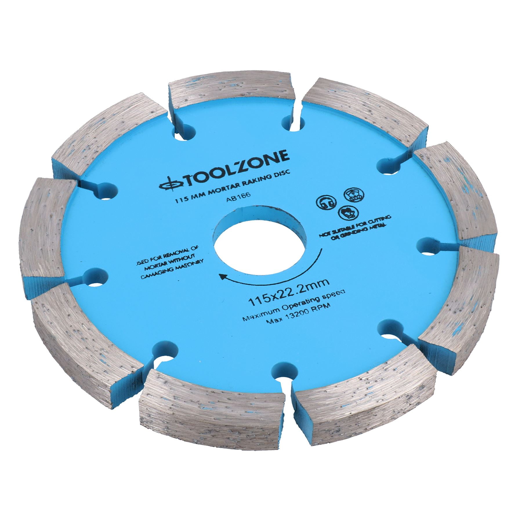 115mm x 8mm Diamond Tipped Mortar Raking Disc Masonry Blade 4-1/2 ...