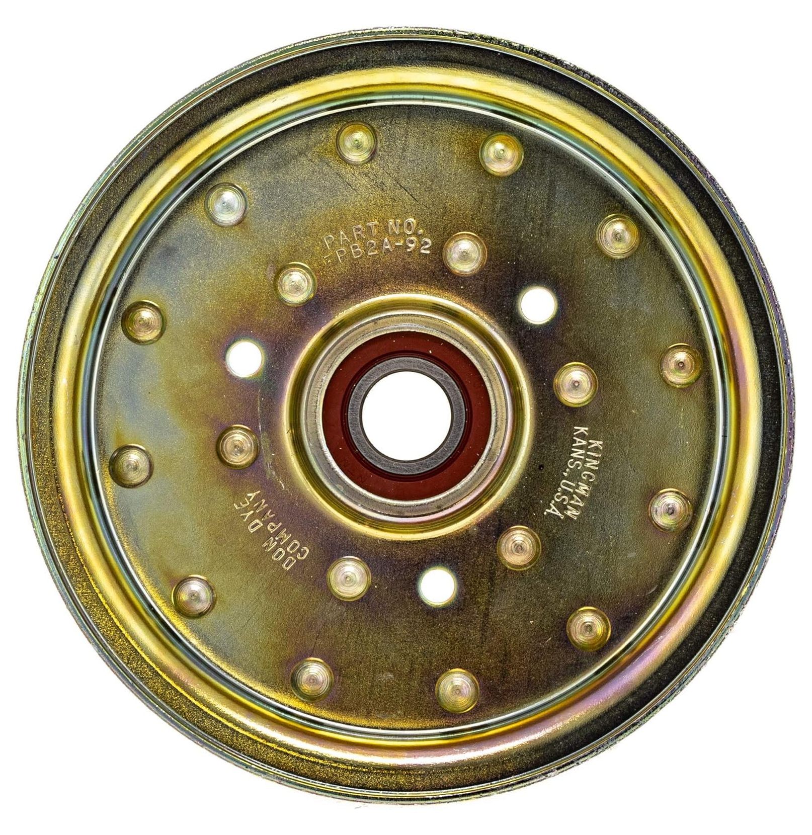116-4669 Flat Idler Pulley Lazer Z Turf Tracer E S X Series - Walmart.com