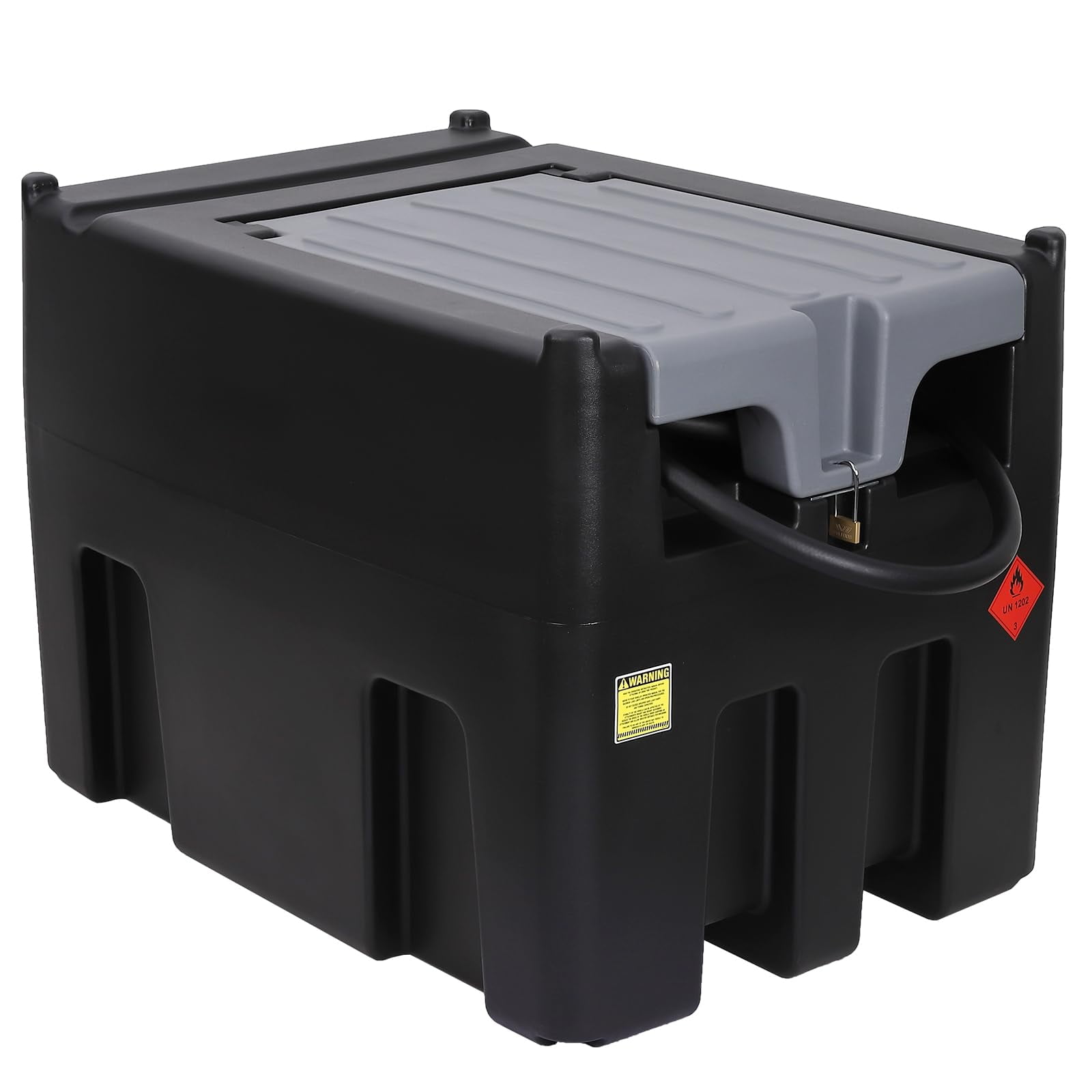 116 Gallon Portable Diesel Tank, Fuel Tank with 12V Electric Fuel ...