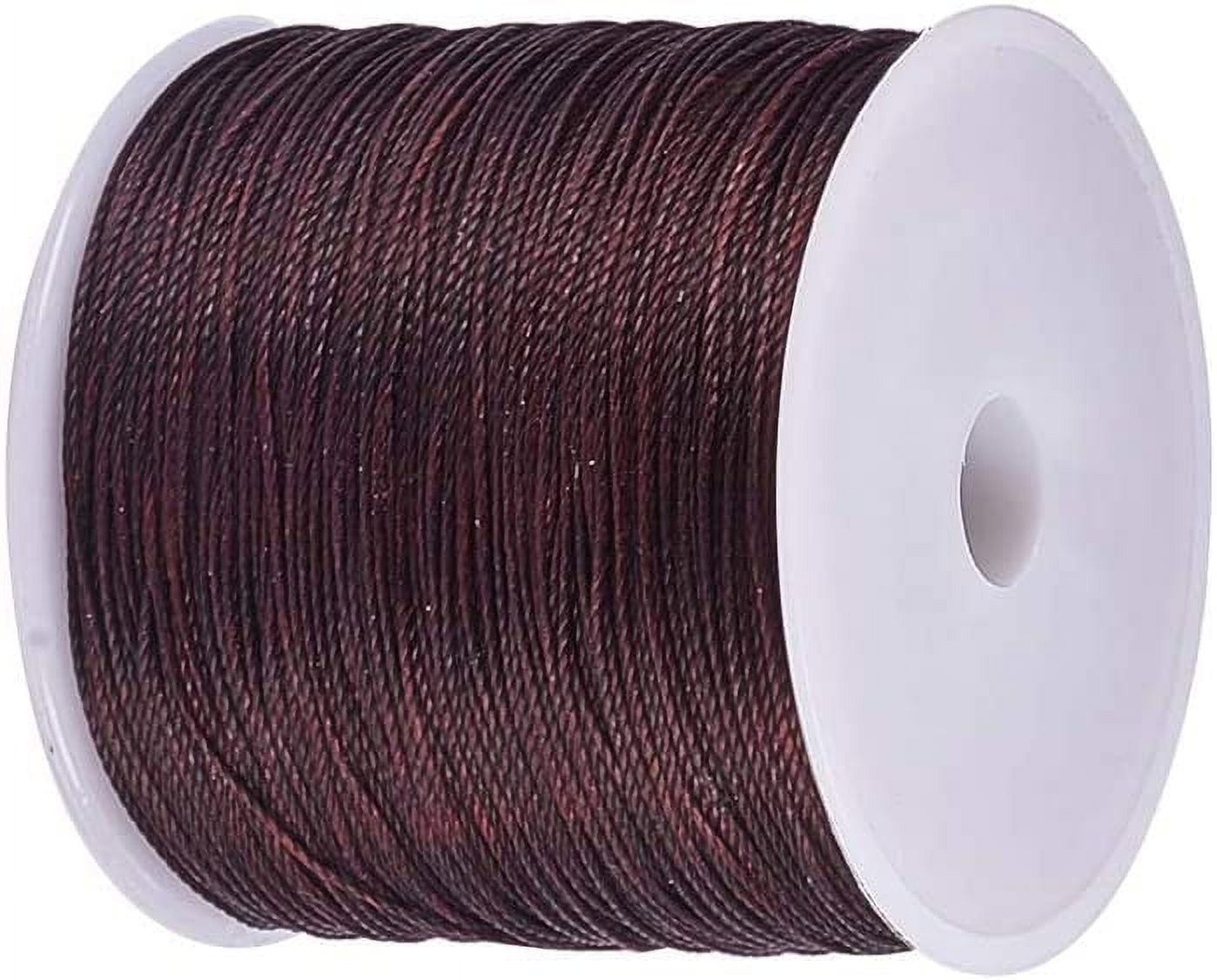 116 Yards Waxed Cord Polyester, Waxed Polyester Thread 0.5mm Round ...